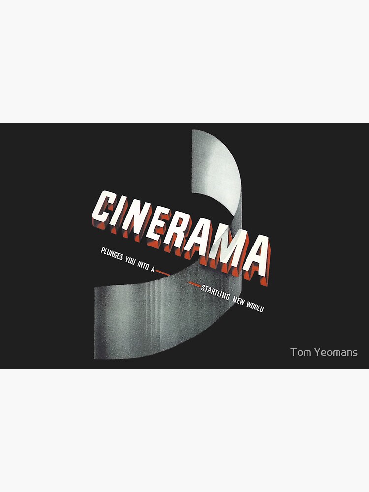 "Cinerama Vintage Logo" Sticker for Sale by 14102 | Redbubble