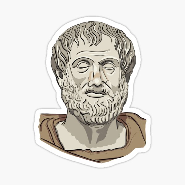 "A dijital draw of Aristotle" Sticker for Sale by ASILAMERI | Redbubble