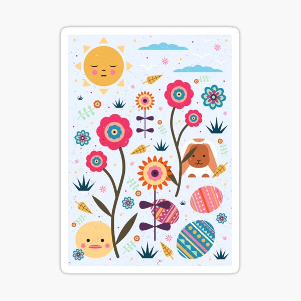 "Easter Egg Hunt " Sticker by CarlyWatts | Redbubble