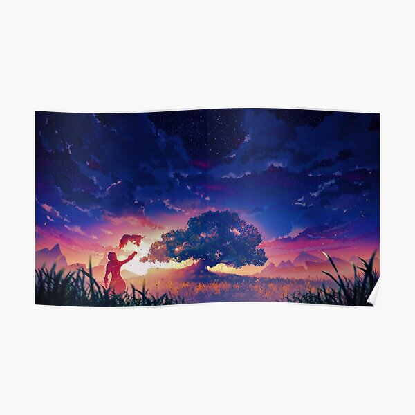 "Diluc - Windrise Tree | Genshin Impact" Poster by Reigill | Redbubble