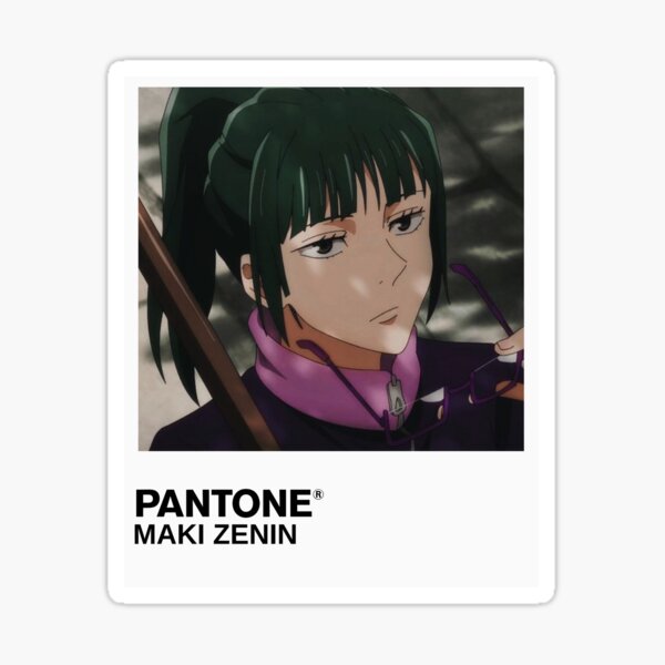 "Maki Character Swatch" Sticker by showersxflowers | Redbubble