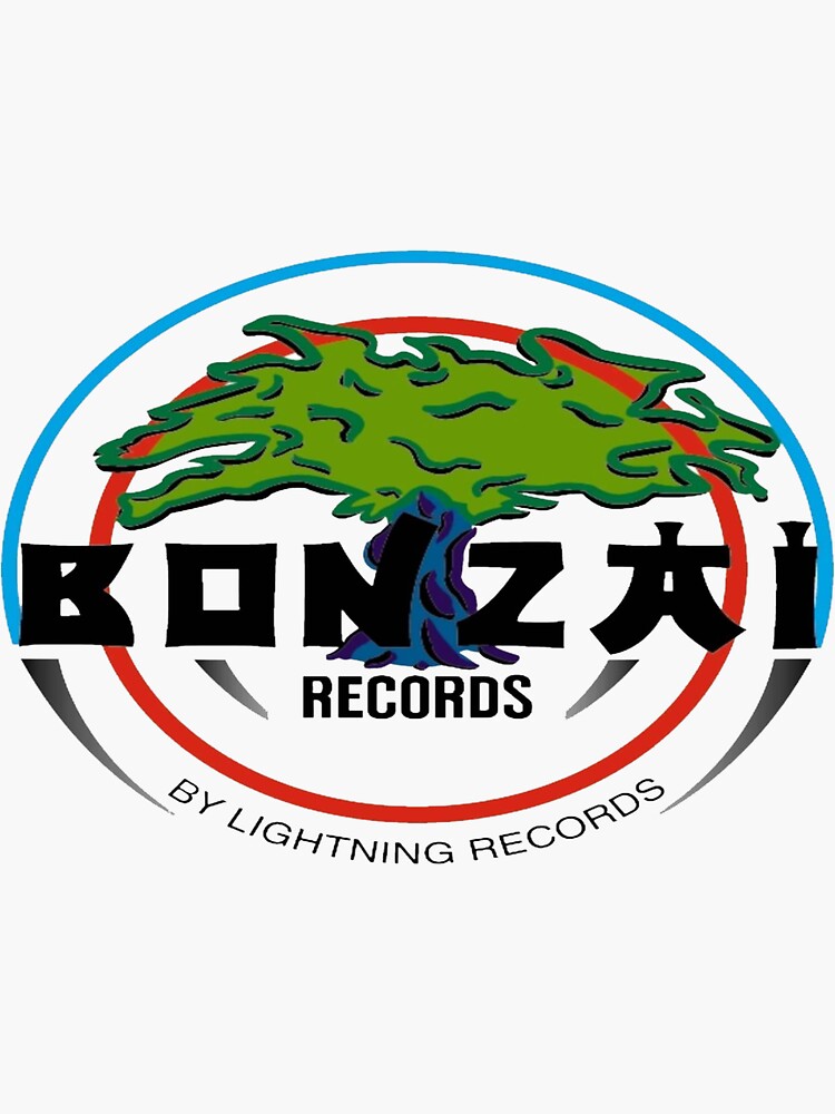 "Bonzai " Sticker for Sale by rafkilaieve | Redbubble