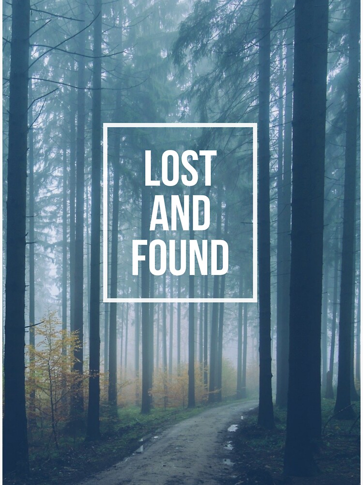 "LOST AND FOUND." Sticker for Sale by evanrenny | Redbubble