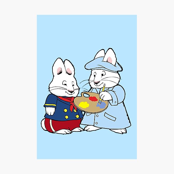 "Max and ruby bunny artists" Photographic Print for Sale by oldschool ...