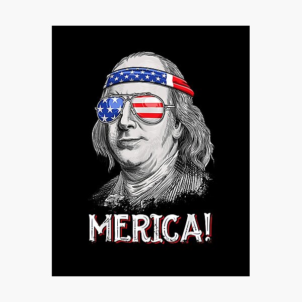 "Bénjámín Franklin Mérícá T-Shirt 4. Juli Ben Men Geschenke T ...