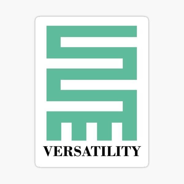 "Versatility: Ancient Adinkra Symbol" Sticker by Blakkversion | Redbubble