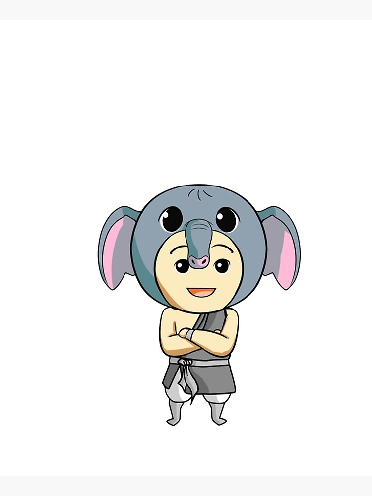 "Cute Chibi Baby Watson Aden Morph with Vigor Elephant" Poster for Sale ...