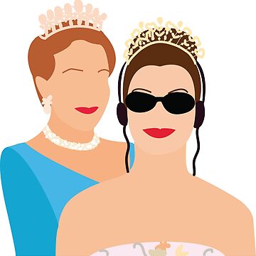 "The Princess Diaries" Sticker by moniperezr | Redbubble