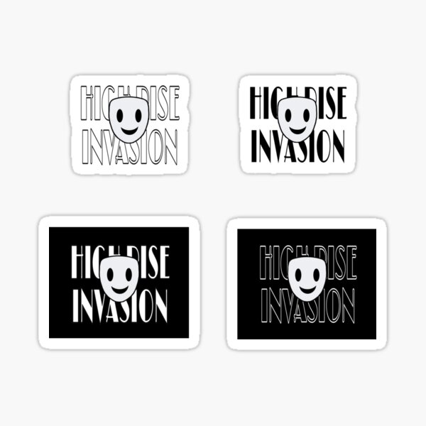 "High Rise Invasion Sticker Pack" Sticker for Sale by jess1403x | Redbubble