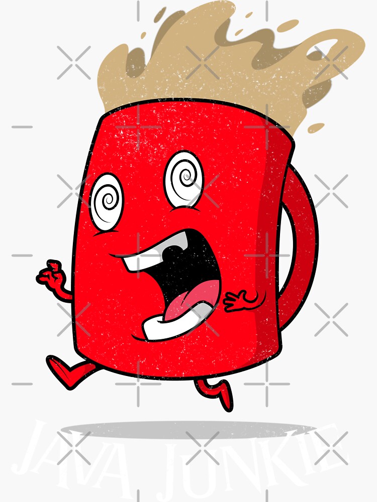 "Java Junkie" Sticker for Sale by mccallumjason2 | Redbubble