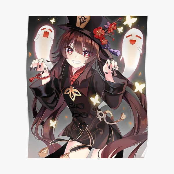 "Hu tao" Poster for Sale by Parkboom | Redbubble