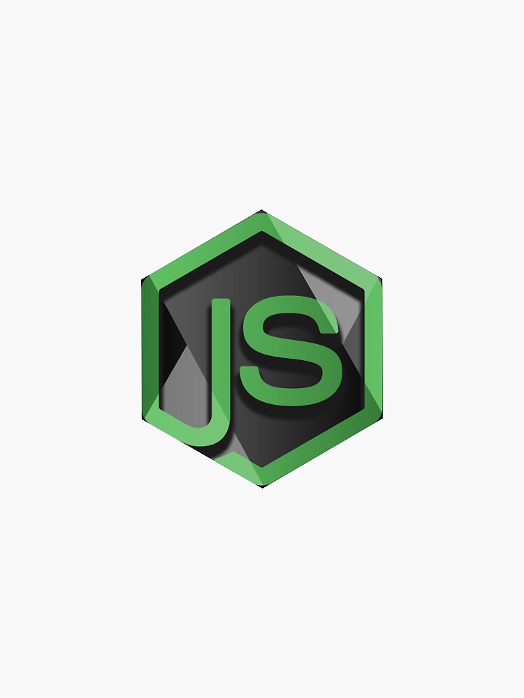 "Node JS Hexagon" Sticker for Sale by JFKsStickers | Redbubble
