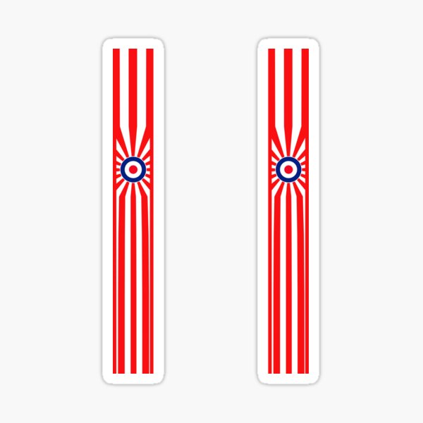 "Mod Target Roundel Japan Sunburst" Sticker by Garaga | Redbubble