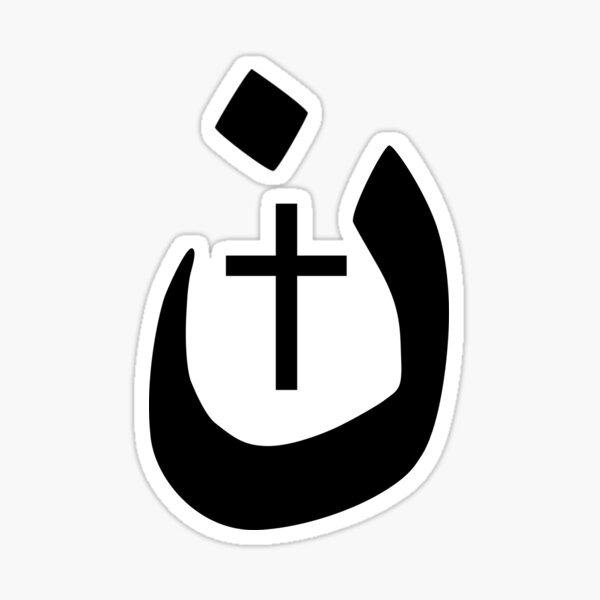 "Nazarene Christian Solidarity" Sticker for Sale by Garaga | Redbubble