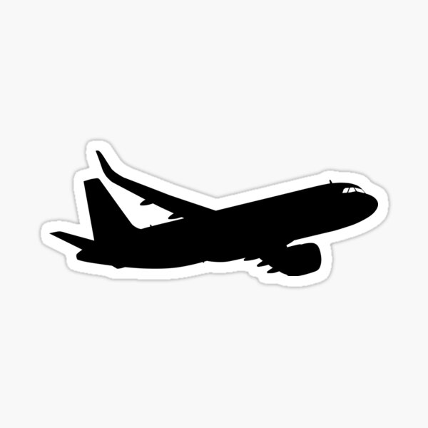 "Night Airliner" Sticker for Sale by Garaga | Redbubble