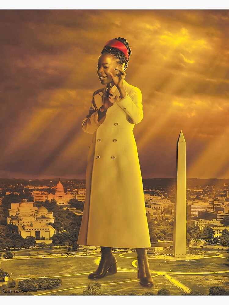 "Amanda Gorman - The Hill We Climb Digital Art" Poster by ...