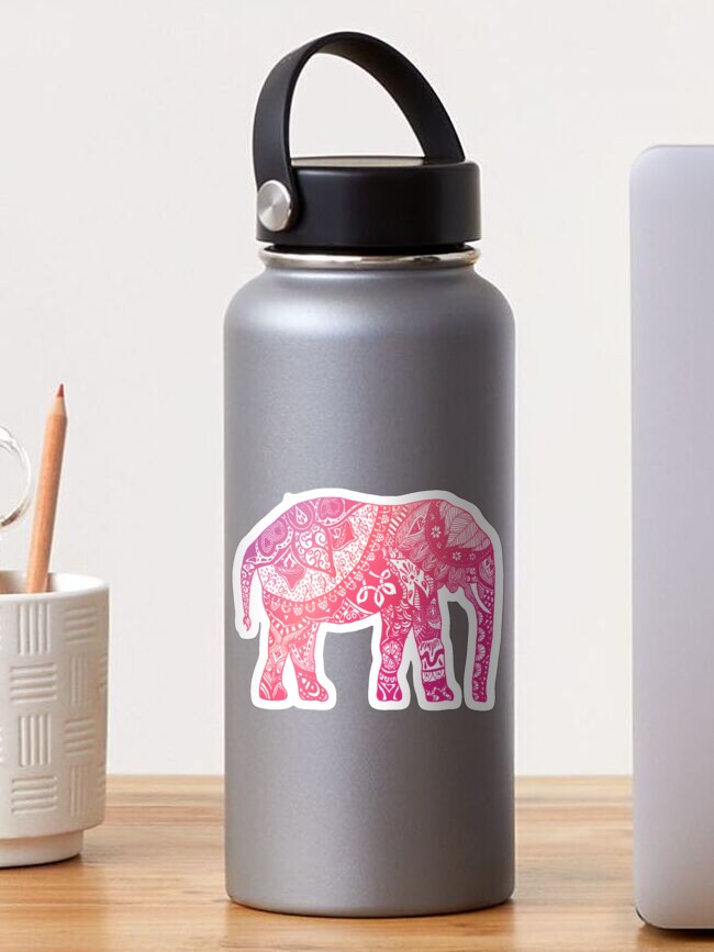 "Light Pink Elephant" Sticker for Sale by adjsr | Redbubble