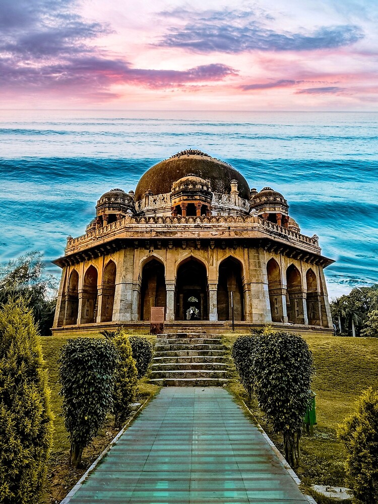 "Ocean Temple" Poster for Sale by BentleyHue | Redbubble