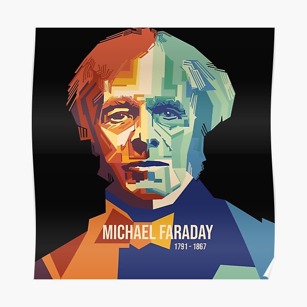 "Michael Faraday // Pop art design" Poster for Sale by babazuka | Redbubble