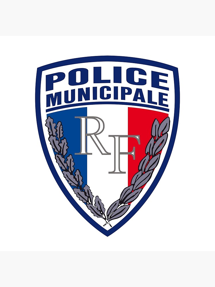 "FRENCH MUNICIPAL POLICE INSIGNIA" Poster for Sale by Aspretto | Redbubble