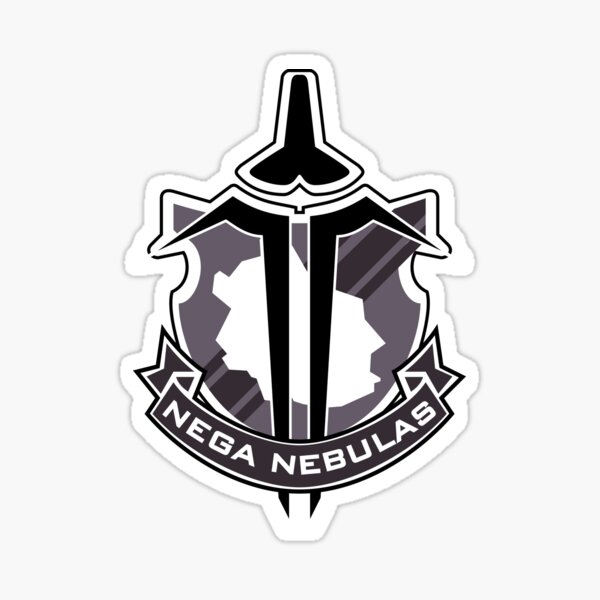 "Accel World - Nega Nebulas Insignia (Black King)" Sticker for Sale by ...