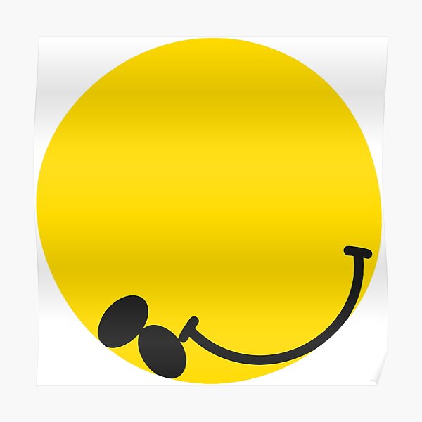 "Broken Smiley" Poster for Sale by idea-is-king | Redbubble
