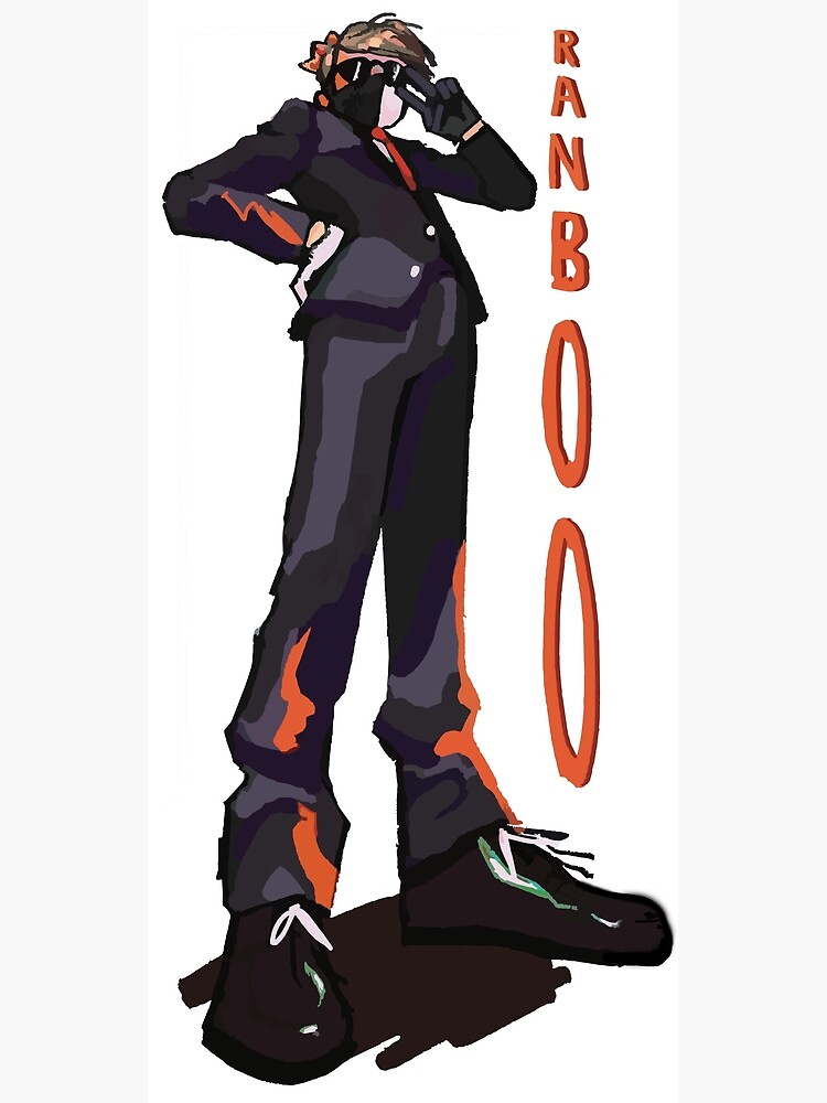 "ranboo fan art" Metal Print by wayneblackman | Redbubble