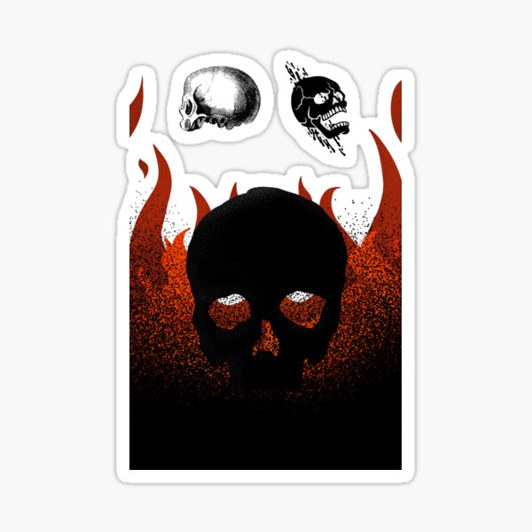 "Skull Sticker Pack" Sticker by chinichin | Redbubble