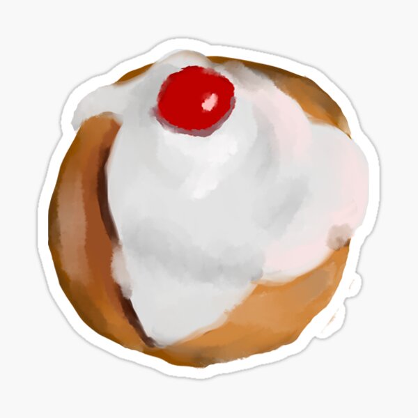 "belgian bun" Sticker by thehat24 | Redbubble