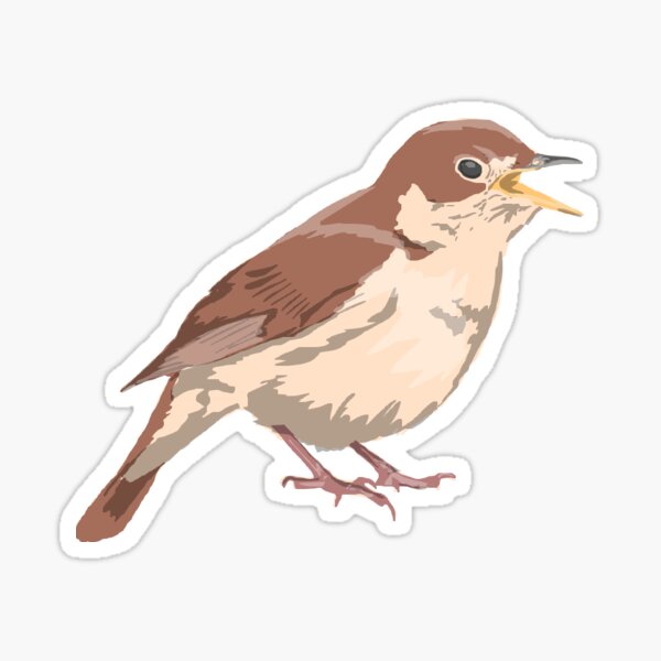 "NIGHTINGALE" Sticker for Sale by megatrontom | Redbubble