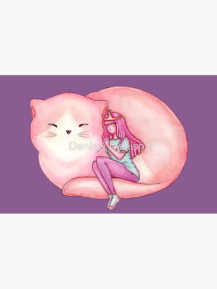 "Princess Bubblegum and Timmy the cat from Adventure Time™" Art Print ...