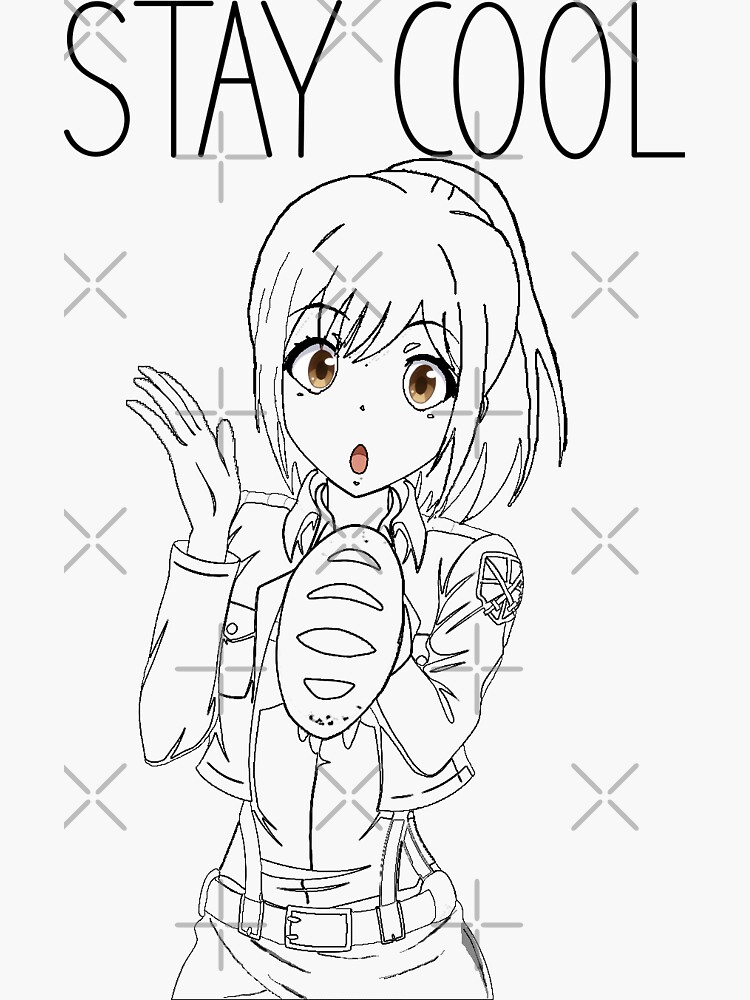 "Sasha Braus: Stay Cool" Sticker by Youscko | Redbubble
