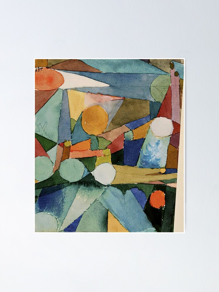 "Colour shapes, Paul Klee" Poster for Sale by neteor | Redbubble
