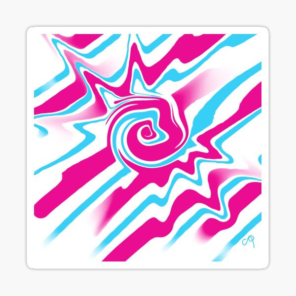 "Shocking" Sticker by CQuirkeArt | Redbubble
