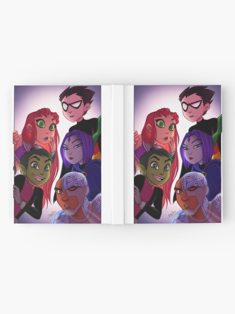 "Teen Titans" Hardcover Journal for Sale by angienasca | Redbubble