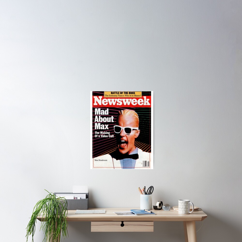 "Max headroom" Poster for Sale by GEEKLAIR | Redbubble