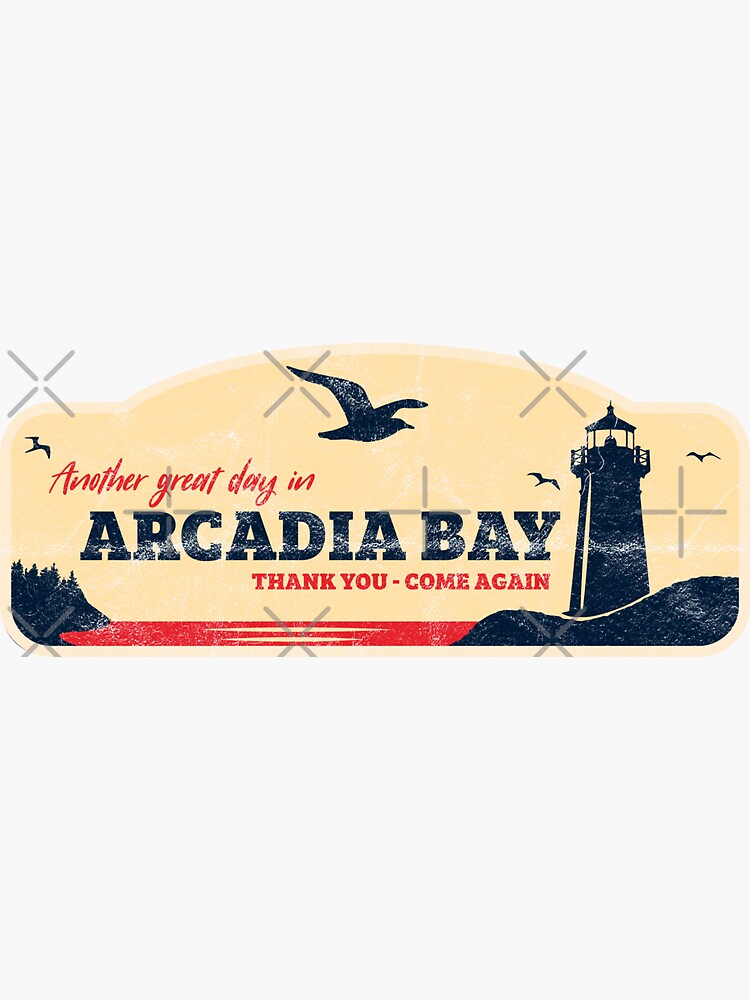 "Arcadia Bay Strange Max Chloe Vintage " Sticker for Sale by A-Fashion ...
