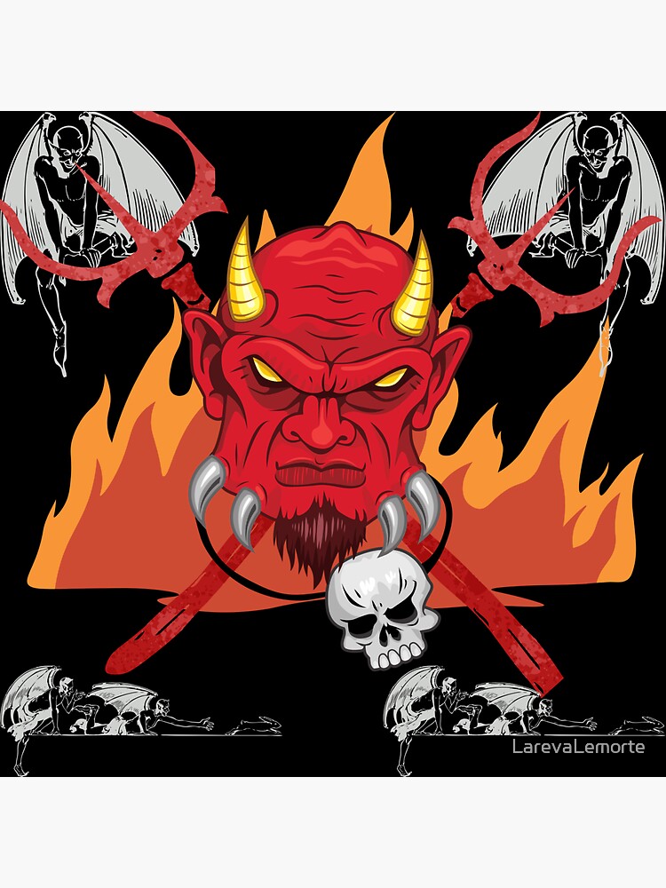 "Devi-Pirate Flag" Sticker by LarevaLemorte | Redbubble