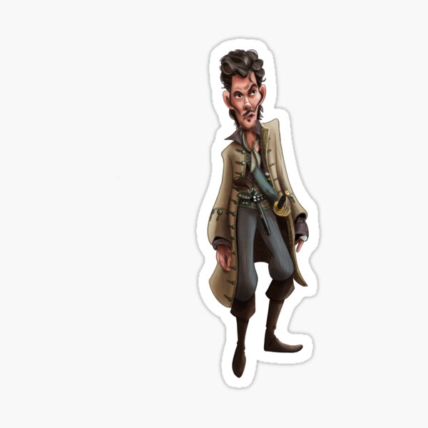 "Jack Rackham" Sticker by JenSnow | Redbubble
