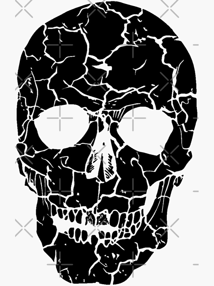 "Black Skull" Sticker for Sale by Photography-Art | Redbubble