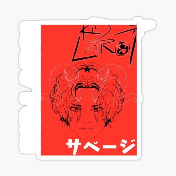 Pegatina «The Kid Laroi Line Art Design» de tired-willow | Redbubble