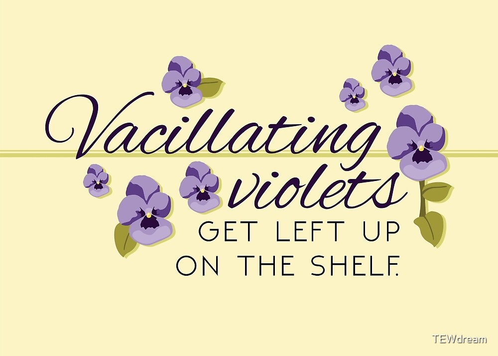 "Vacillating Violets" by TEWdream | Redbubble