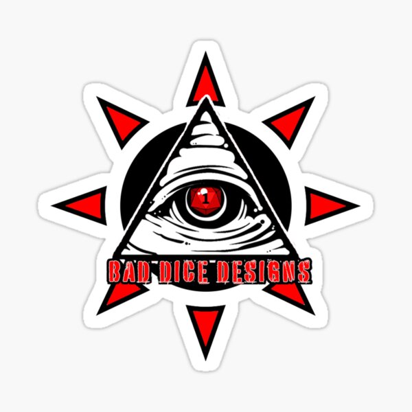 "The Dungeon Eye" Sticker for Sale by BAD-DiCE | Redbubble