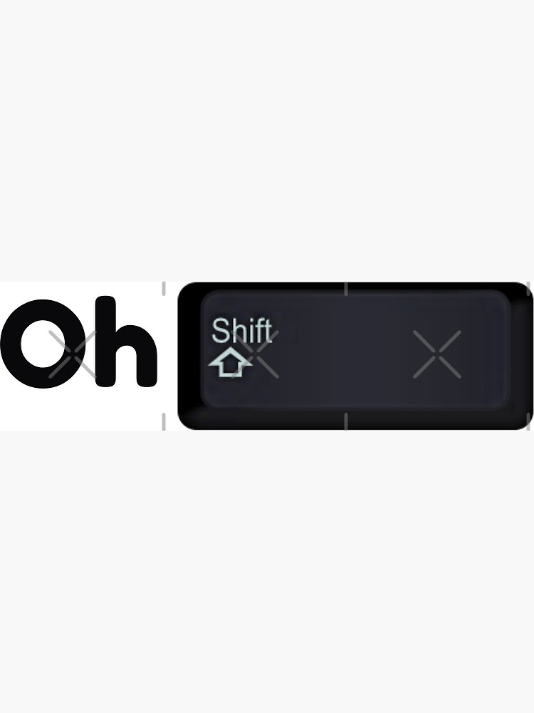 "Oh Shift" Poster by SailWolf | Redbubble