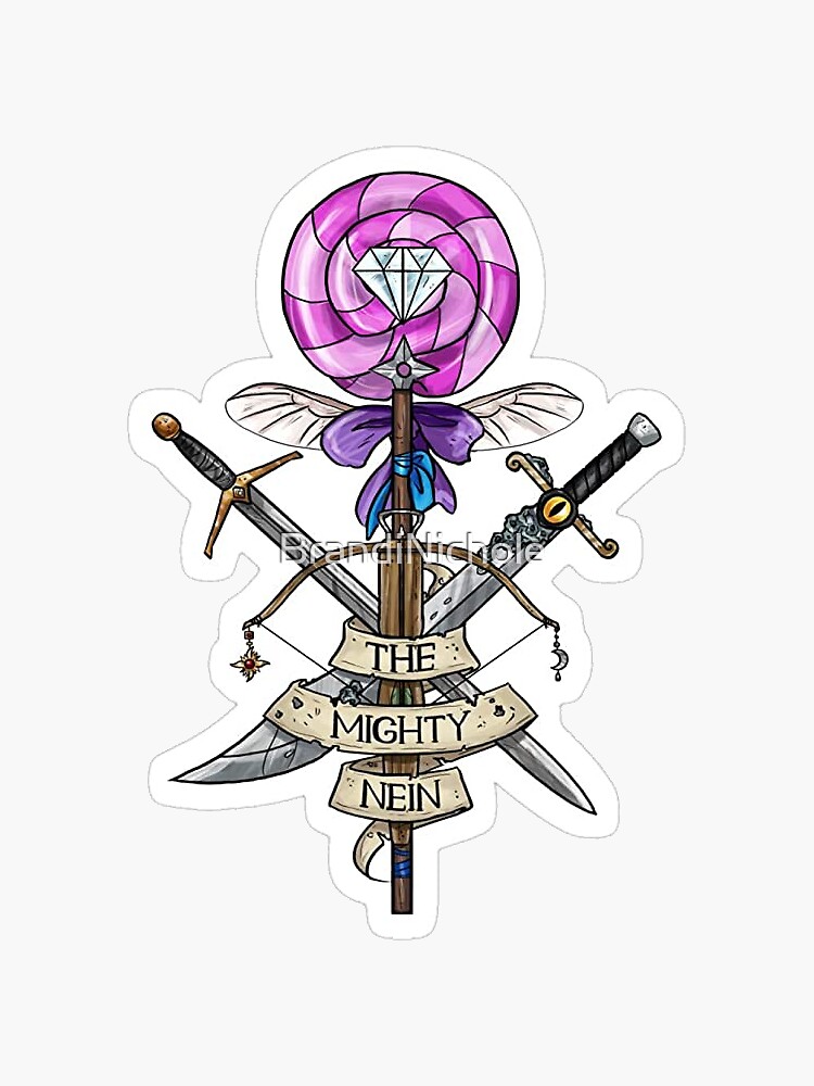 "The Mighty Nein Swords Diamond Lollipop Donuts Dungeons and Dragons ...