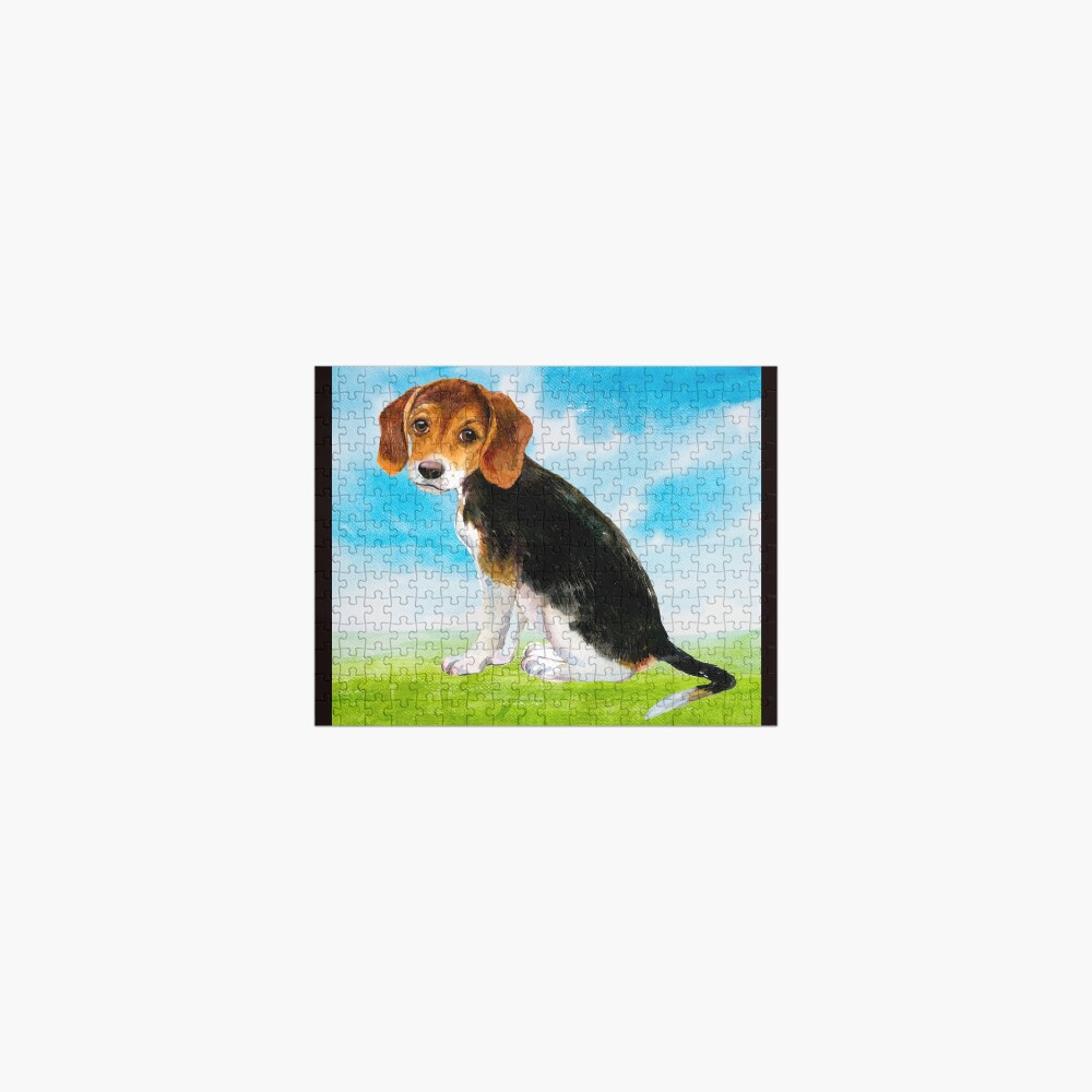 "Beagle Puppy" Jigsaw Puzzle for Sale by Alaskandreamer | Redbubble