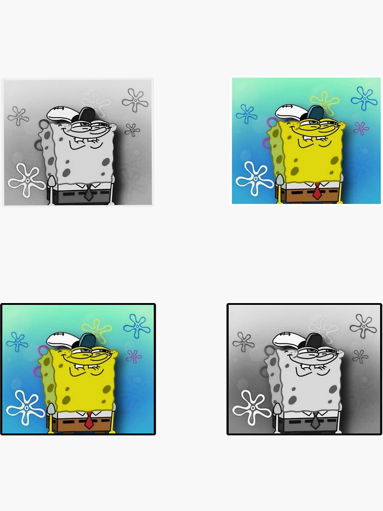 "Spongebob Meme Sticker Pack" Sticker for Sale by jess1403x | Redbubble