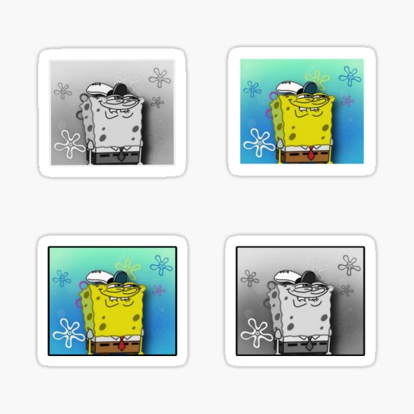 "Spongebob Meme Sticker Pack" Sticker for Sale by jess1403x | Redbubble