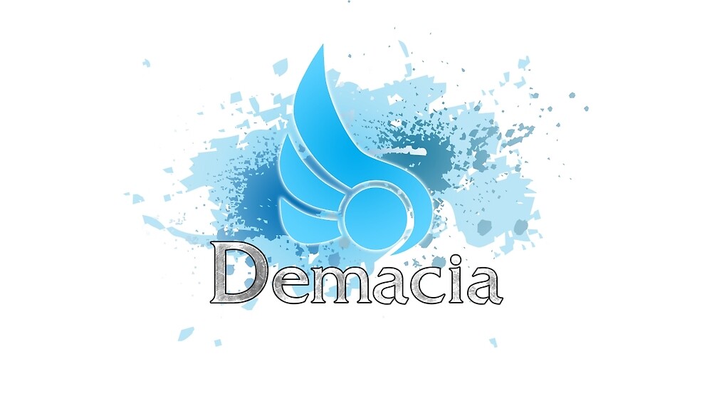 "Abstract Demacia Logo" by LadyClockWork | Redbubble