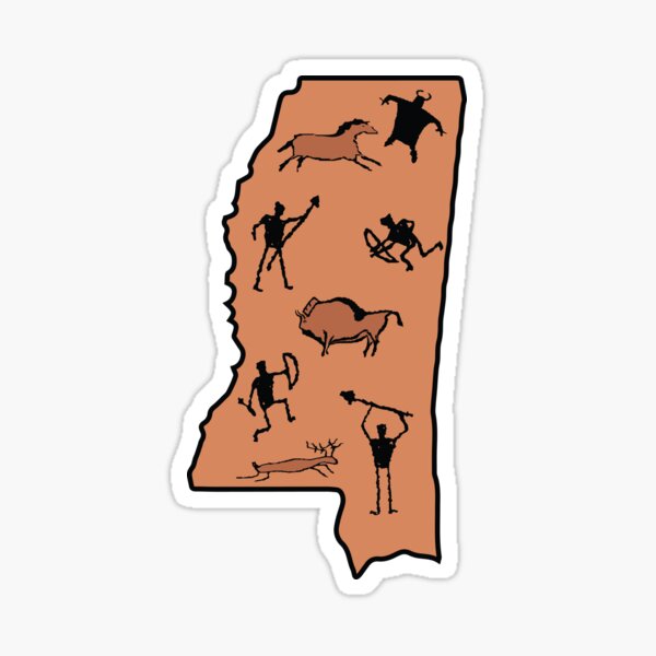 "Mississippi Neanderthals" Sticker for Sale by nikolaj1301 | Redbubble